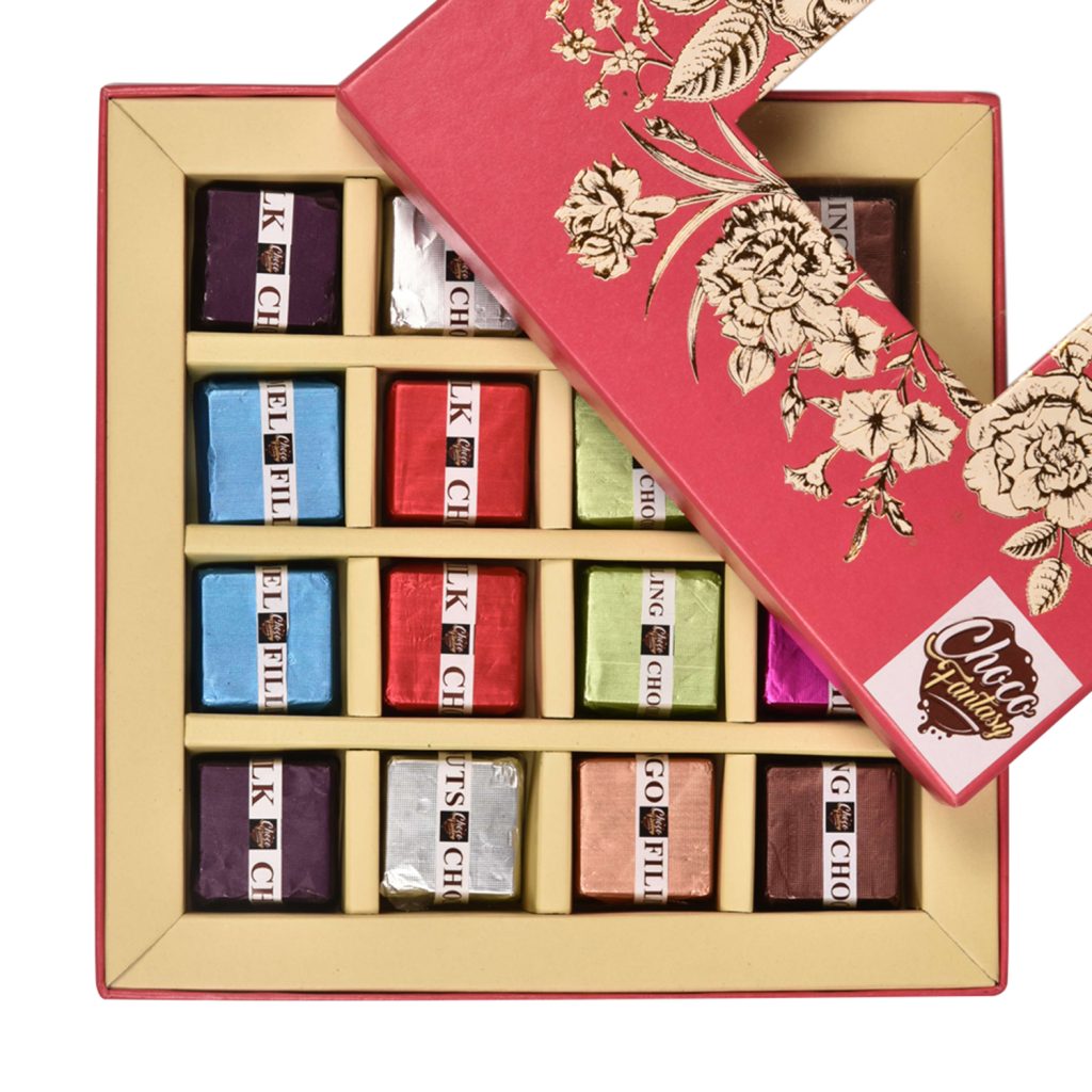 ChocoFantasy Pink Flower Assorted Chocolate Box | Choco Fantasy